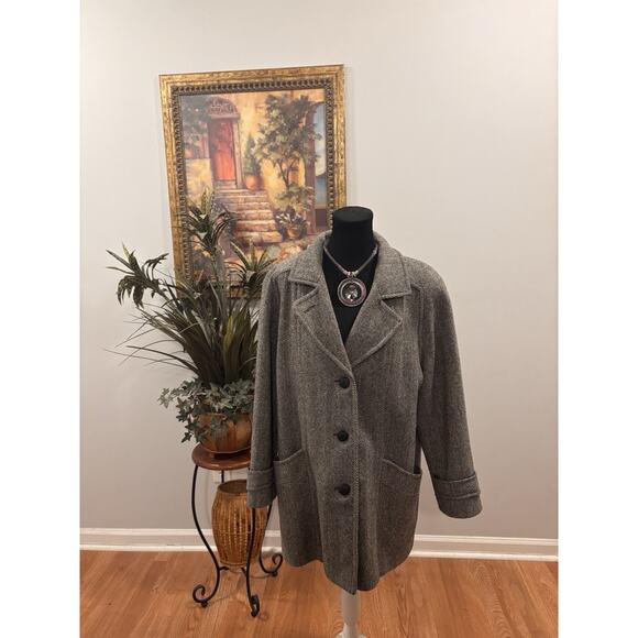 Herman Kay | Jackets & Coats | Herman Kay Woman Pea Coat Beige 4 Pocket ...